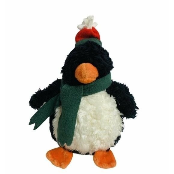 Gund | Toys | Gund Ice Cap Penguin Plush 878 Handmade Scarf Hat ...
